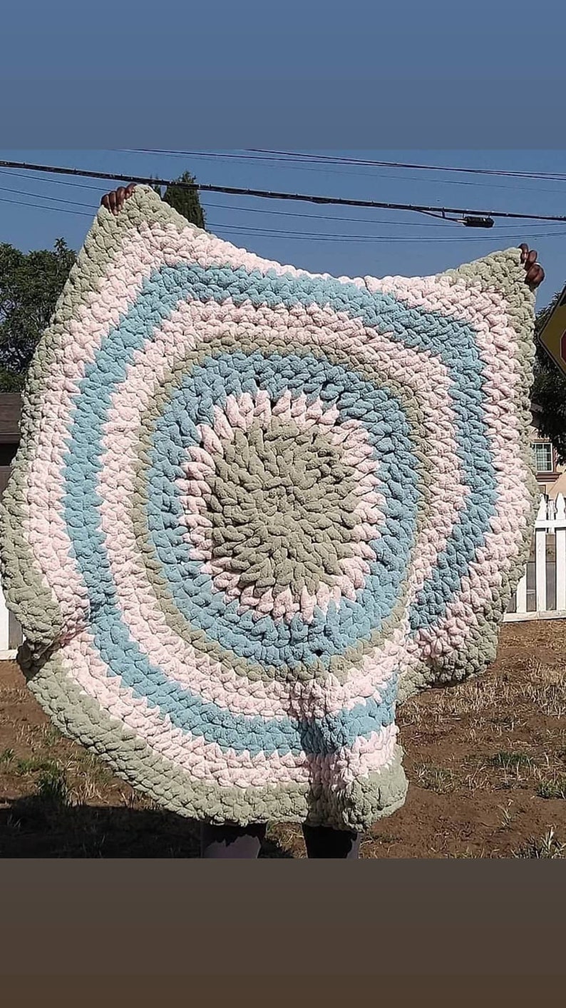 Custom Giant Circle Blanket - Etsy