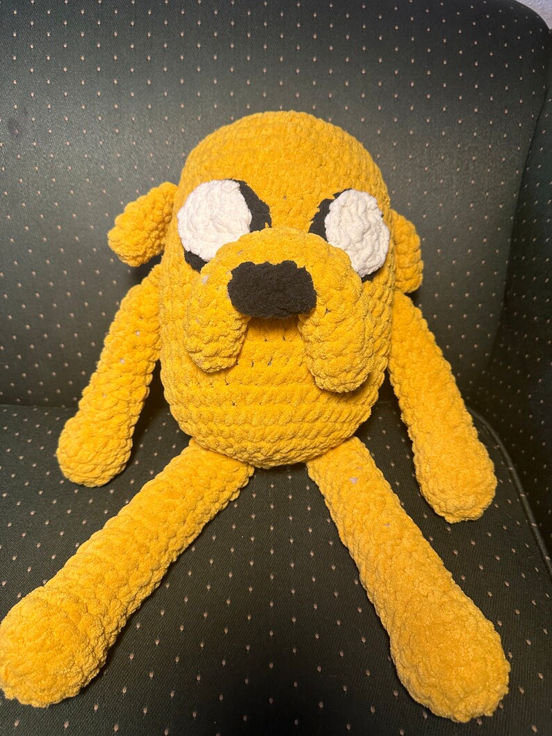 Giant Hand Crochet JAKE THE DOG - Etsy