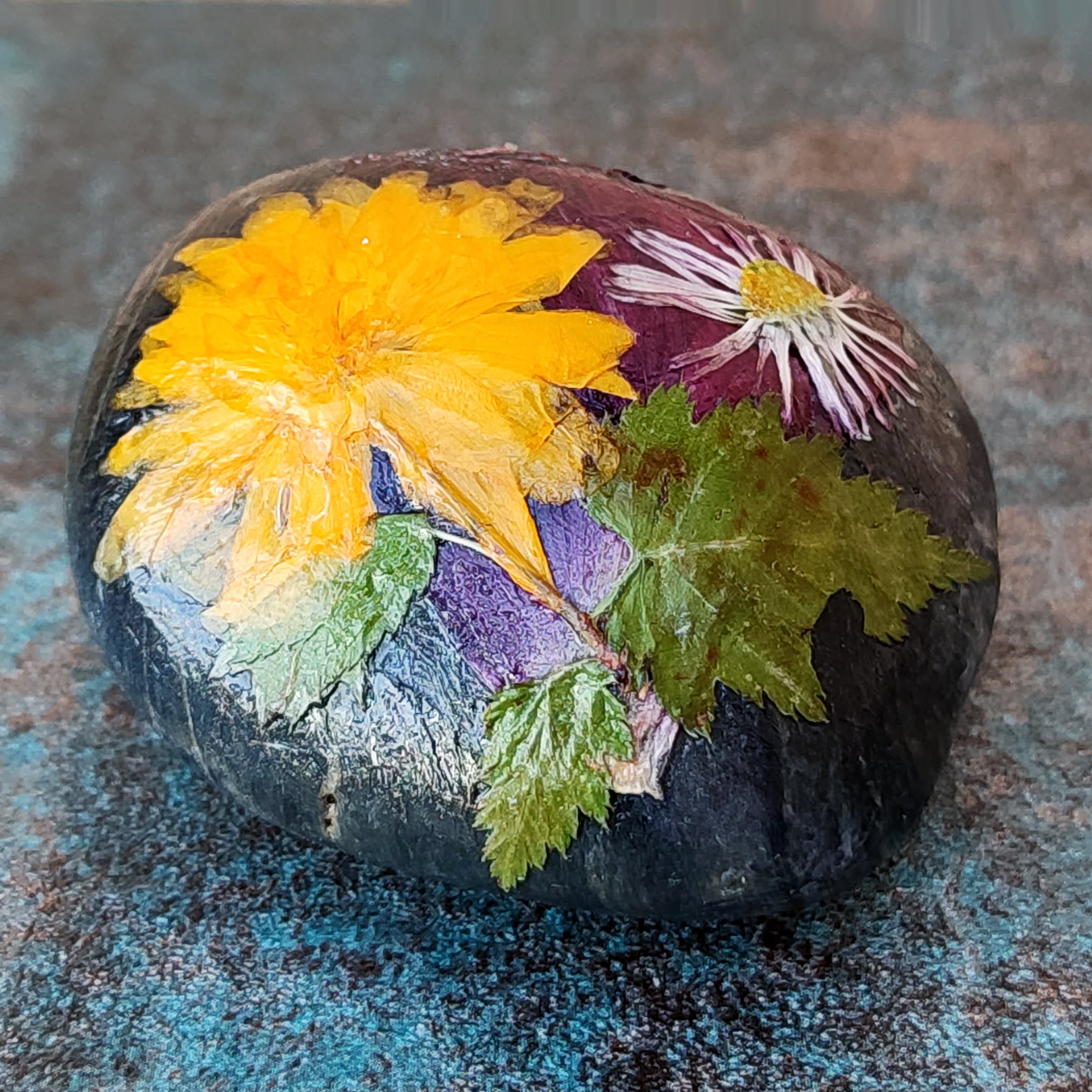 Pressed Flower Rock Paperweights. Home Decor. Herbarium Ornaments - Etsy