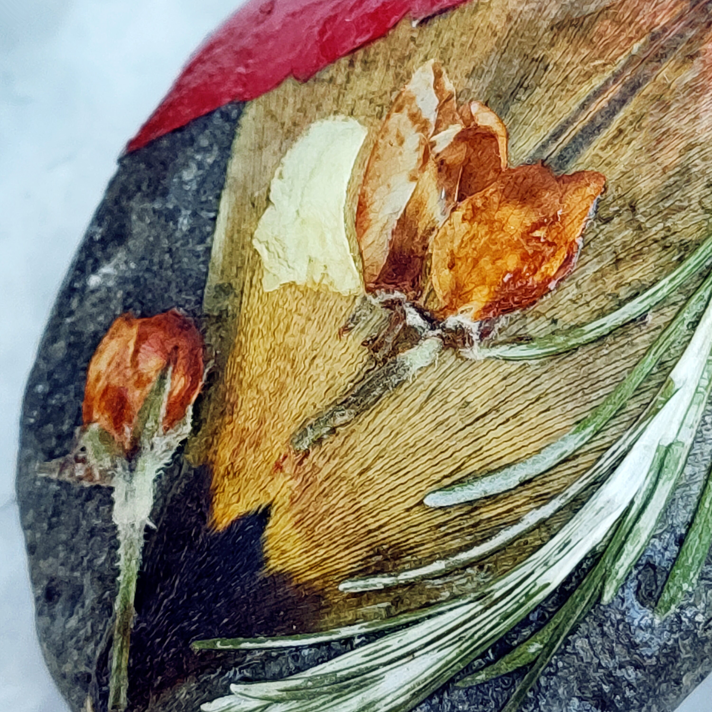 Pressed Flower Rock Paperweights. Home Decor. Herbarium Ornaments - Etsy