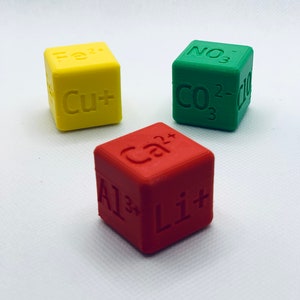 Ionic Bonds Learning Dice Game | Chemistry Classroom Manipulatives ...