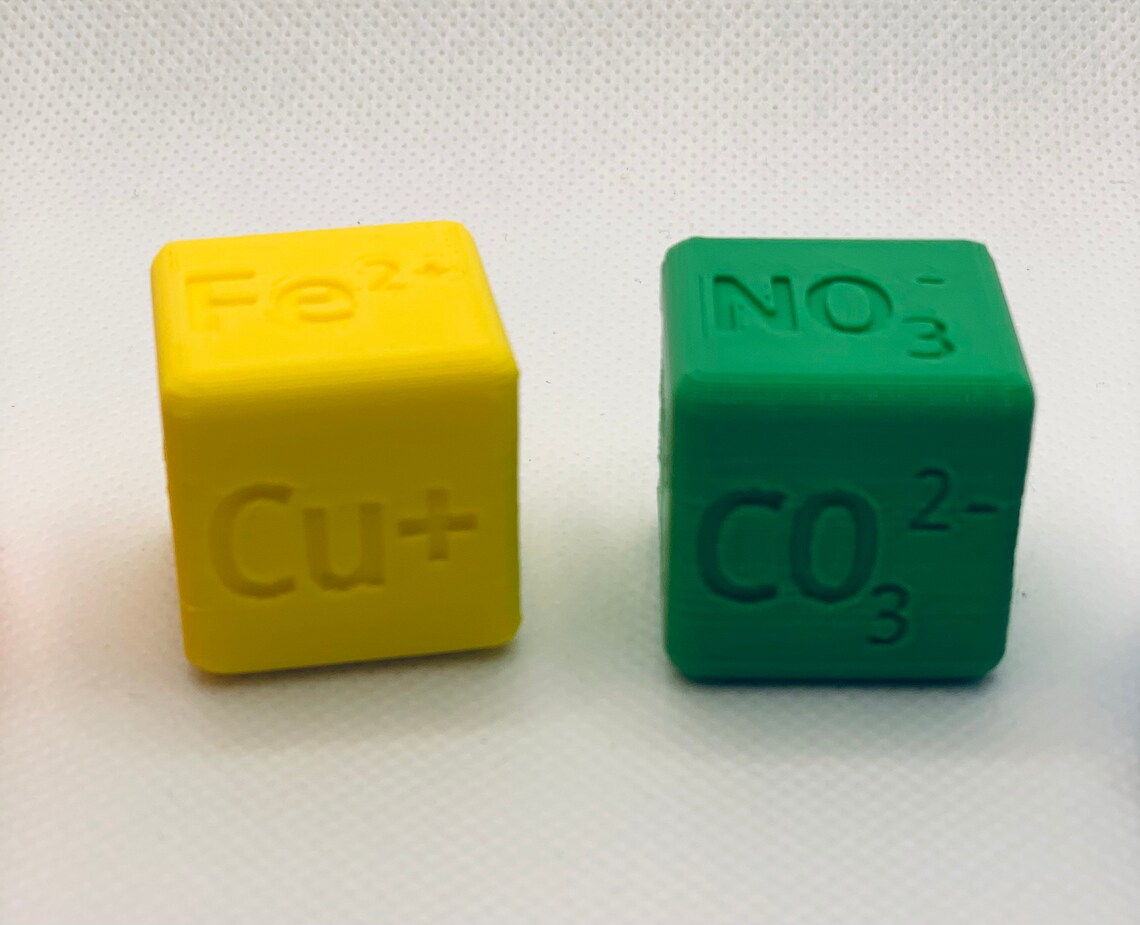 Ionic Bonds Learning Dice Game | Chemistry Classroom Manipulatives ...