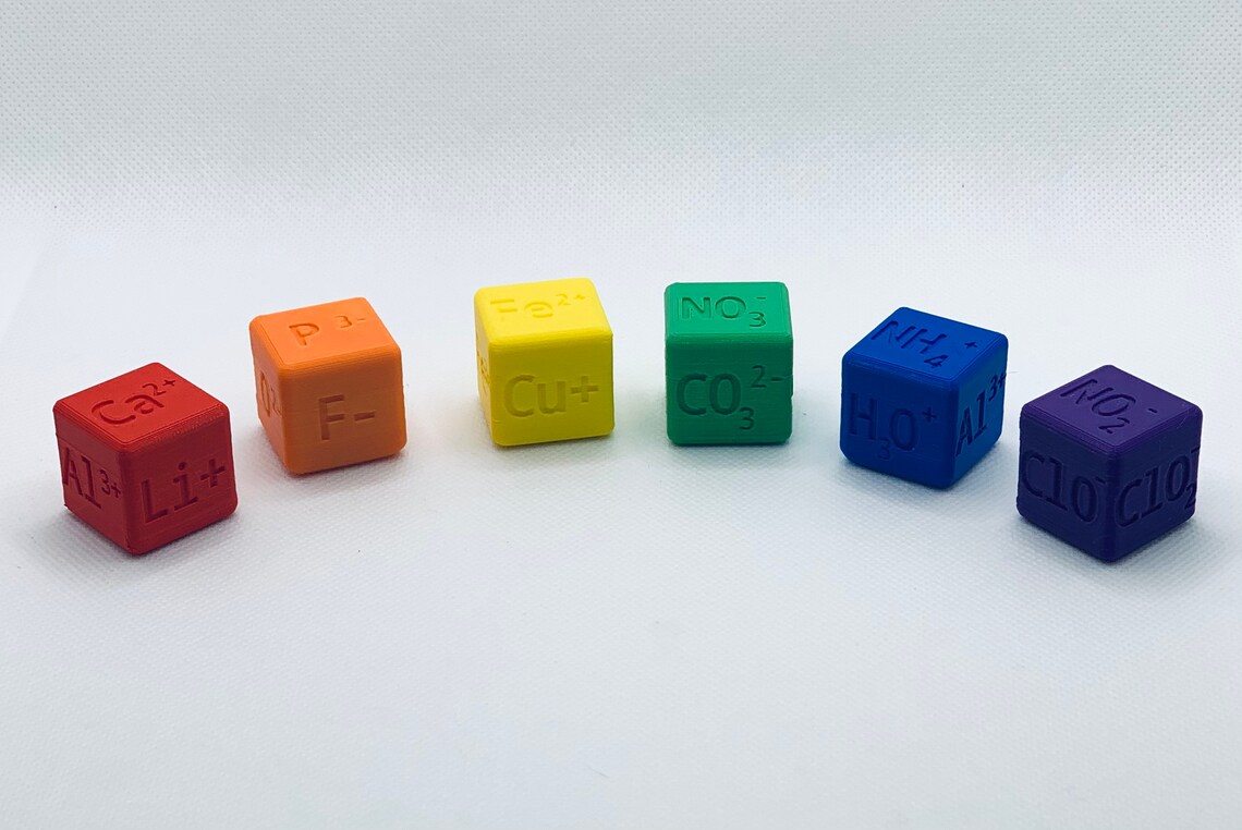 Ionic Bonds Learning Dice Game | Chemistry Classroom Manipulatives ...