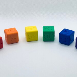 Ionic Bonds Learning Dice Game | Chemistry Classroom Manipulatives ...