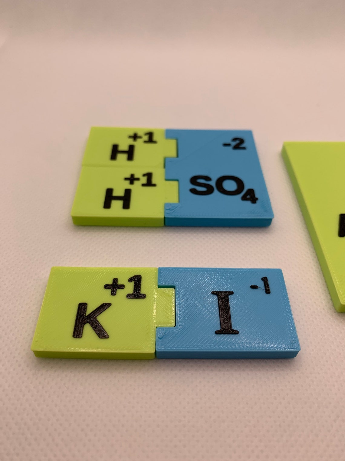 Ionic Bonding Learning Tiles | 3D Printed Learning Tools | Chemistry ...