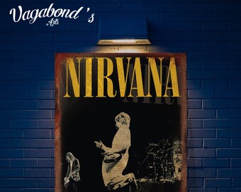 Vintage Nirvana Sign - Etsy