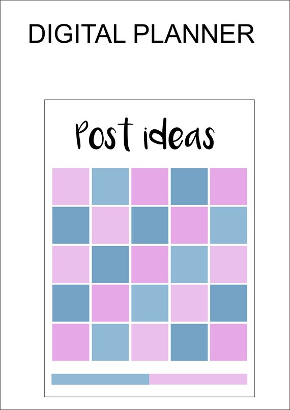 PDF Printable Planner - Etsy