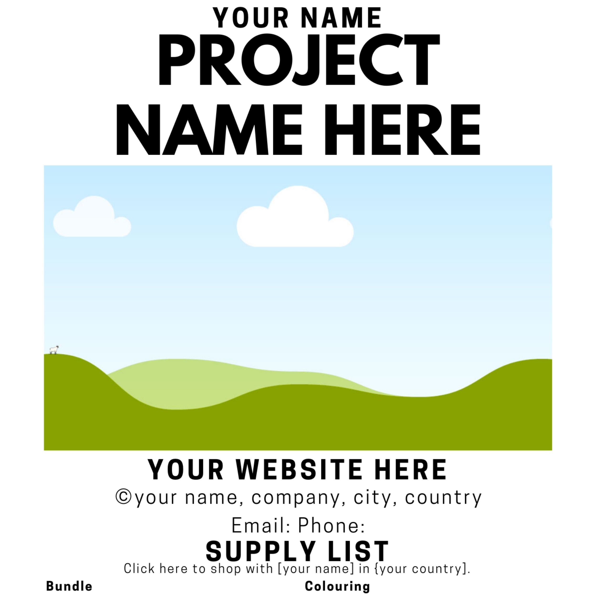 Editable Step by Step Tutorial Template - Etsy