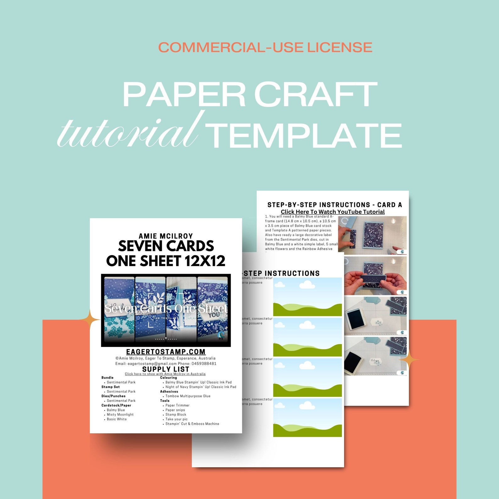 Editable Step by Step Tutorial Template - Etsy