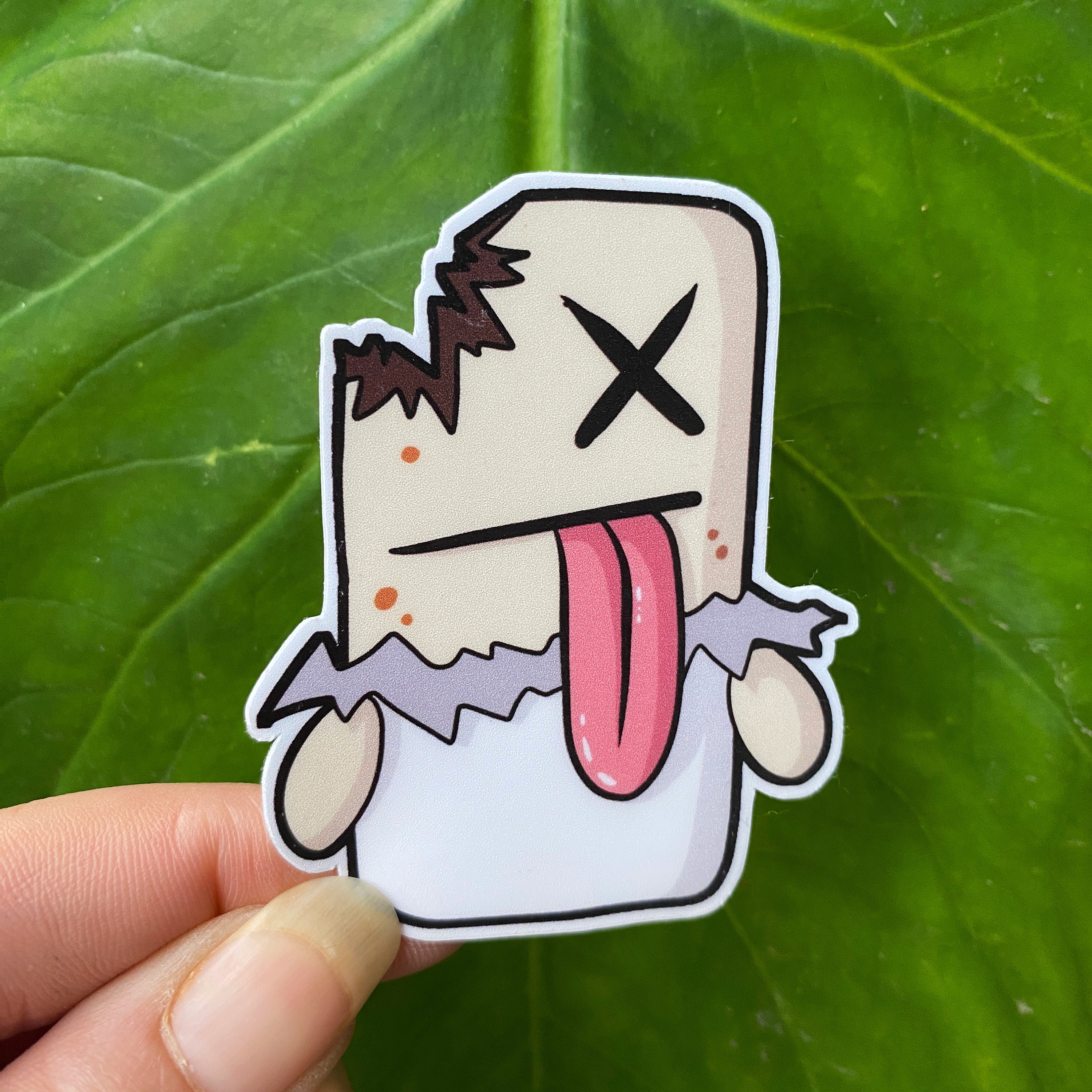 Bitten Burrito Cute Funny Vinyl Sticker Waterproof Water Bottle