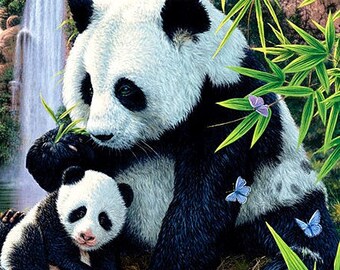 Cross Stitch Panda | Etsy