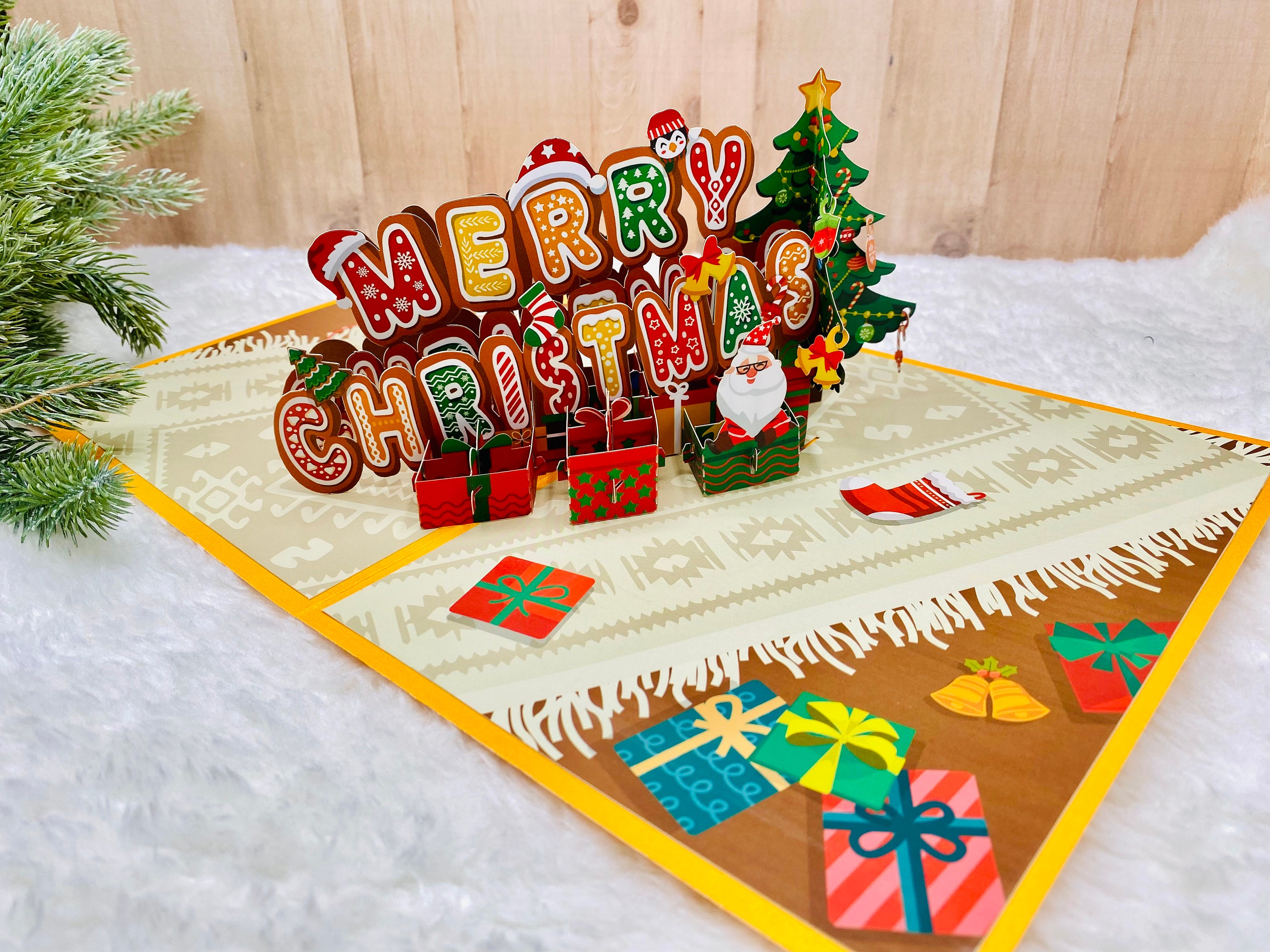 Pop up Christmas Card 3D Pop up Christmas Card Holiday - Etsy