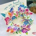 Butterfly Wreath Pop up Card Mothers Day 3D Card Pop up - Etsy