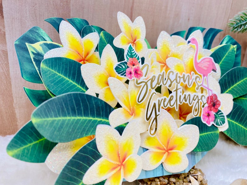 Pop up Bouquet Card Flower Card Pop Up Card 3D Card | Etsy