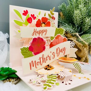 Bouquet for Mom, Flower Card, Pop up Card, 3D Card, Greeting Card ...