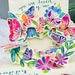 Butterfly Wreath Pop up Card Mothers Day 3D Card Pop up - Etsy