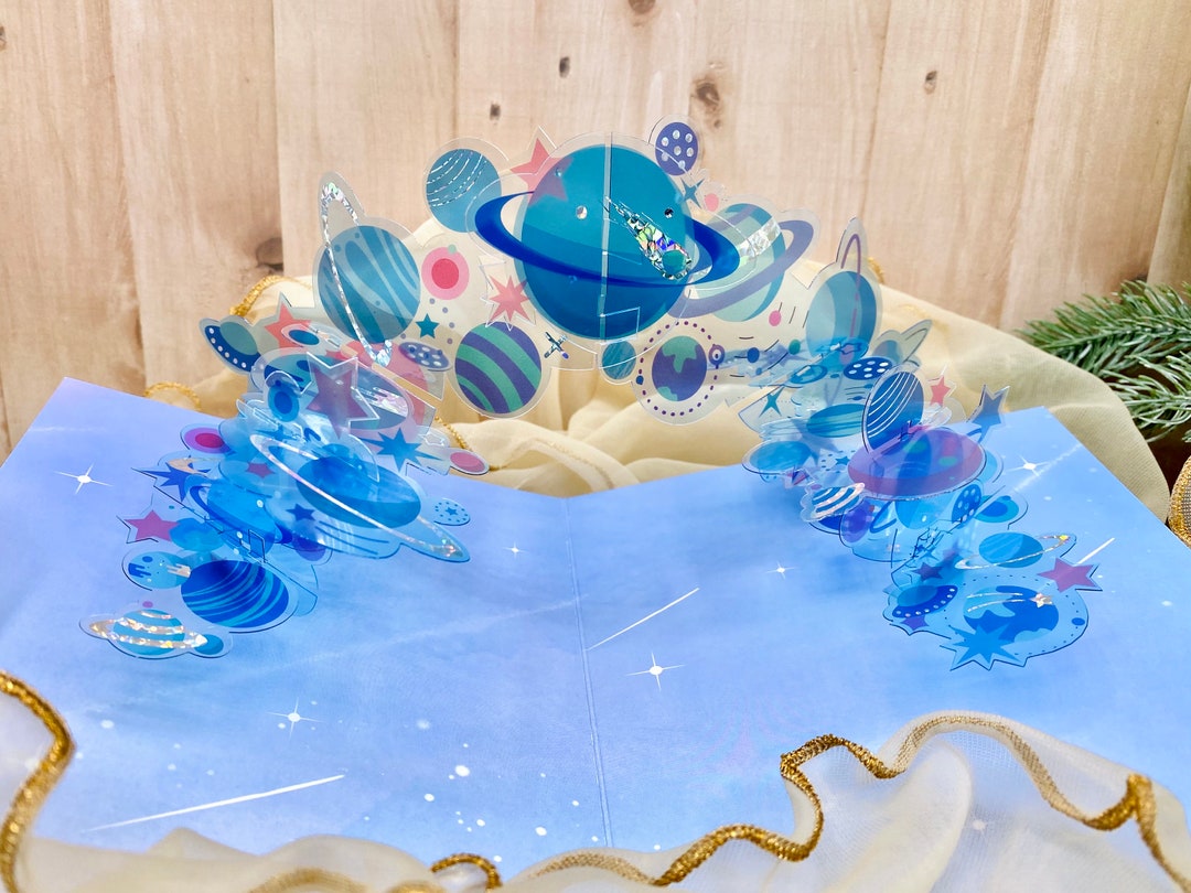 Planets Space Out of Earth Solar System Pop up Card 3D - Etsy UK