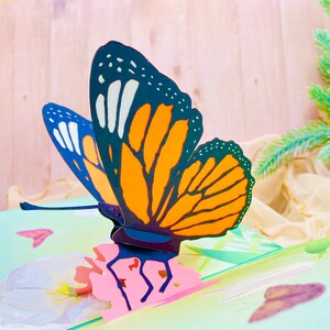 Flying Butterflies, Butterfly Pop up Card, 3D Card, Card for Any ...