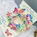 Butterfly Wreath Pop up Card Mothers Day 3D Card Pop up - Etsy