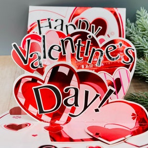 My Heart POPS for You, Happy Valentines Day ,valentines Card, Pop up ...