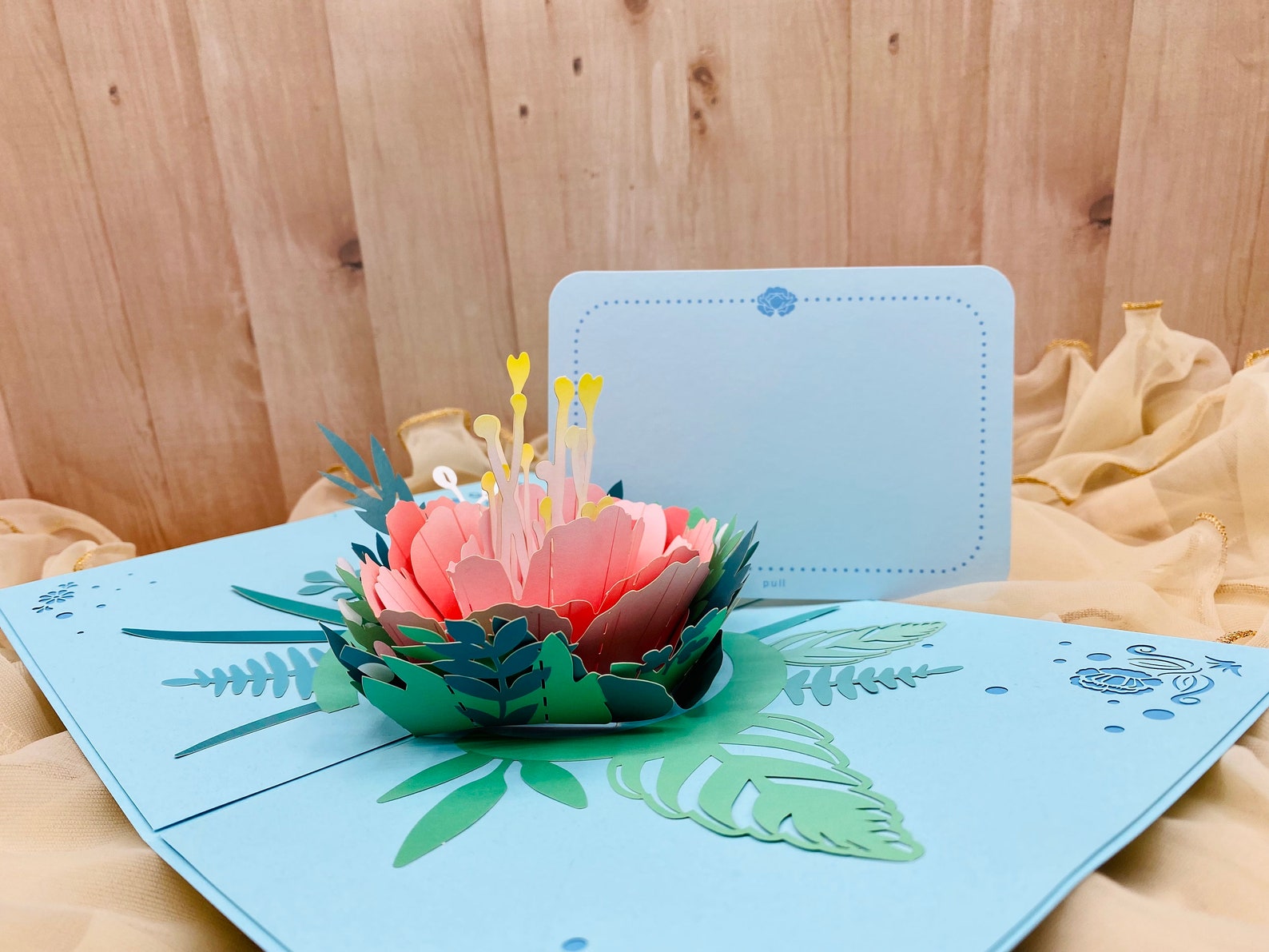 Rose, Flower Card, Pop up Card, 3D Card, Birthday, Greeting, Wedding ...