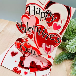 My Heart POPS for You, Happy Valentines Day ,valentines Card, Pop up ...