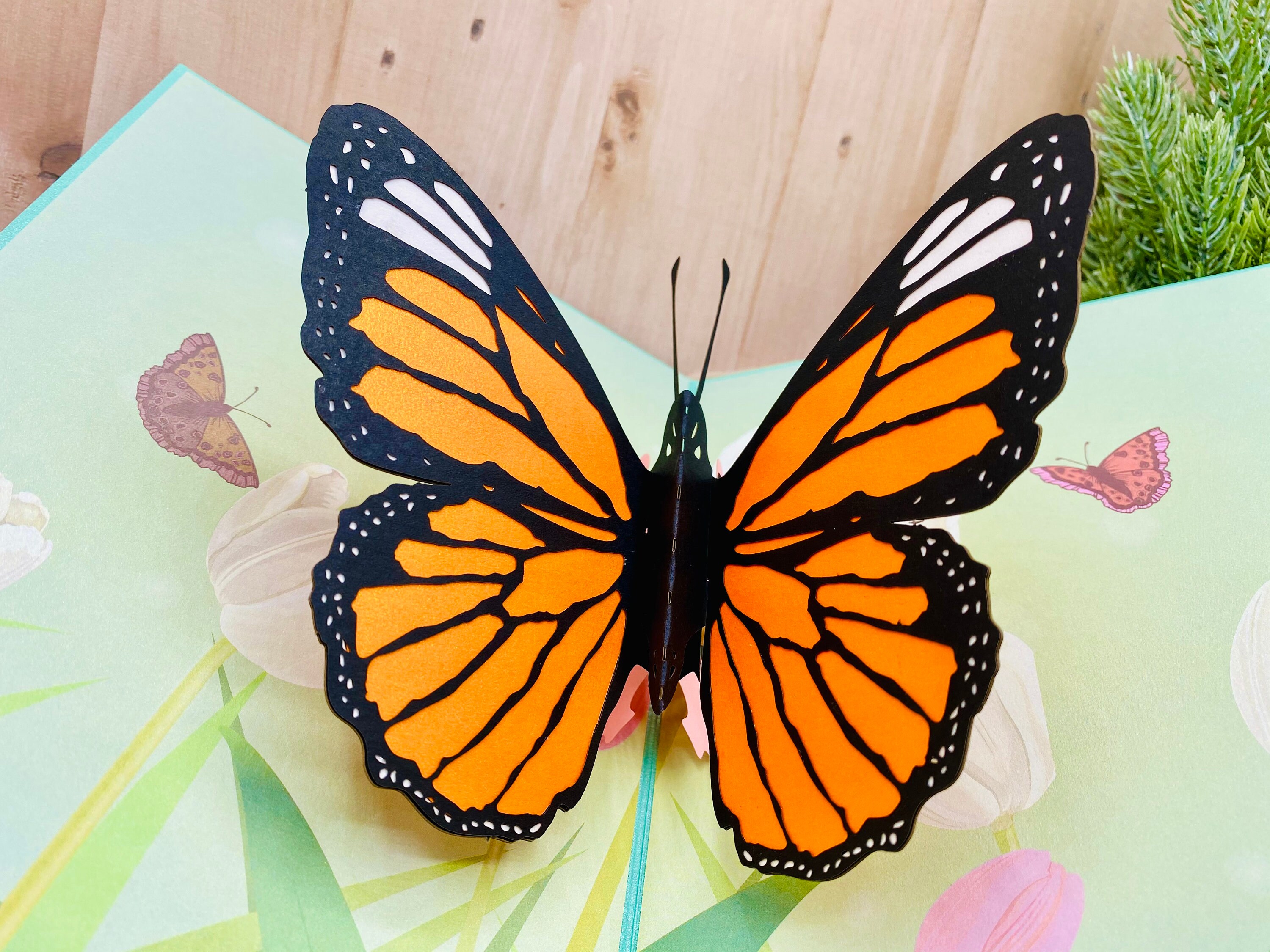 Flying Butterflies Butterfly Pop up Card 3D Card Card for - Etsy