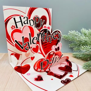 My Heart POPS for You, Happy Valentines Day ,valentines Card, Pop up ...