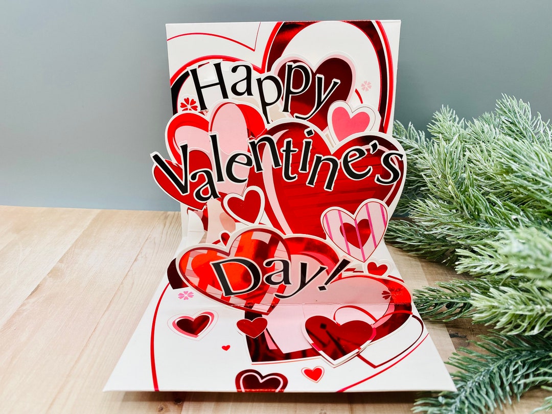 My Heart POPS for You, Happy Valentines Day ,valentines Card, Pop up ...