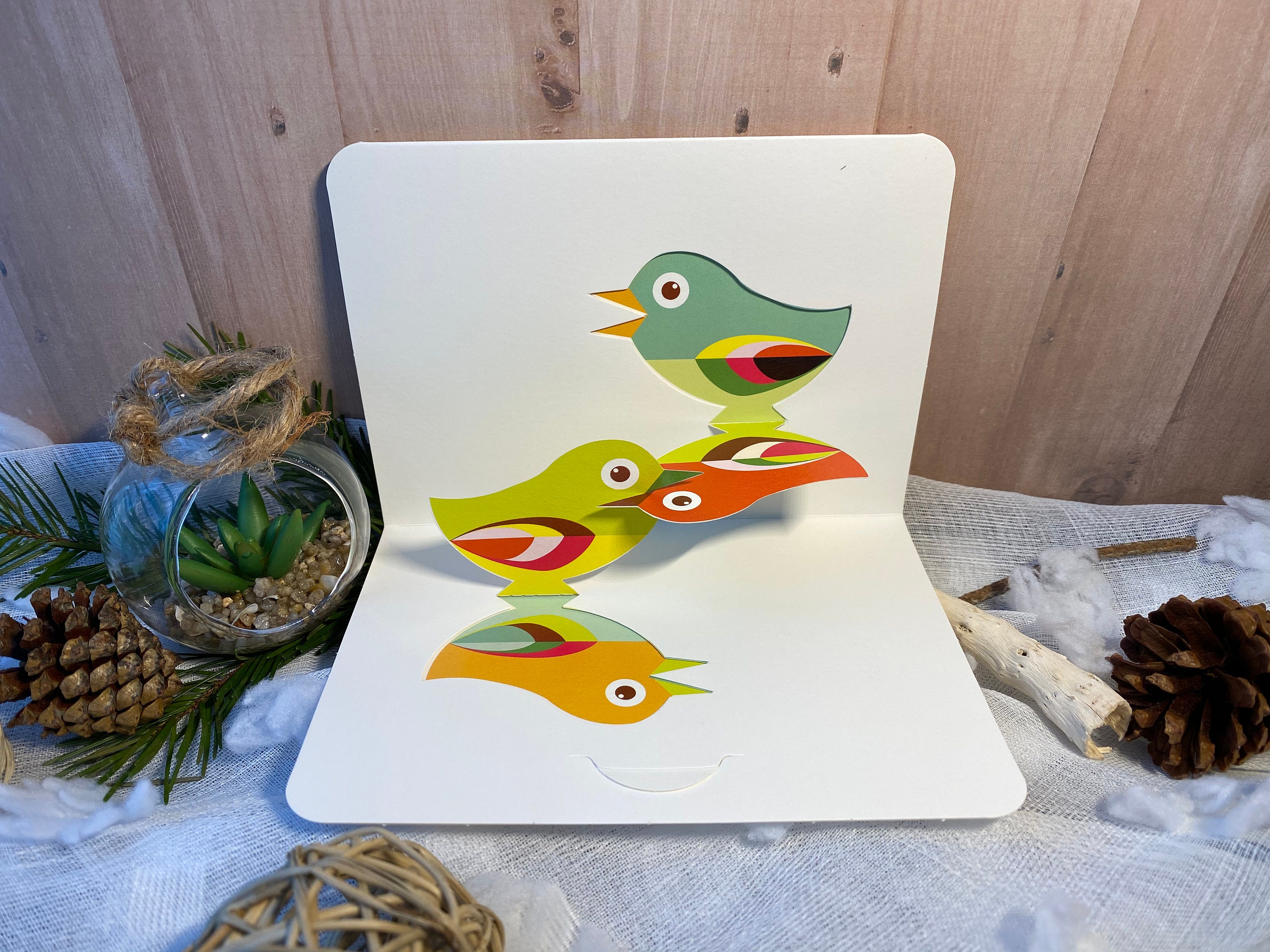 3D Card Popup Card Greeting Card Thanksgiving Card Happy | Etsy