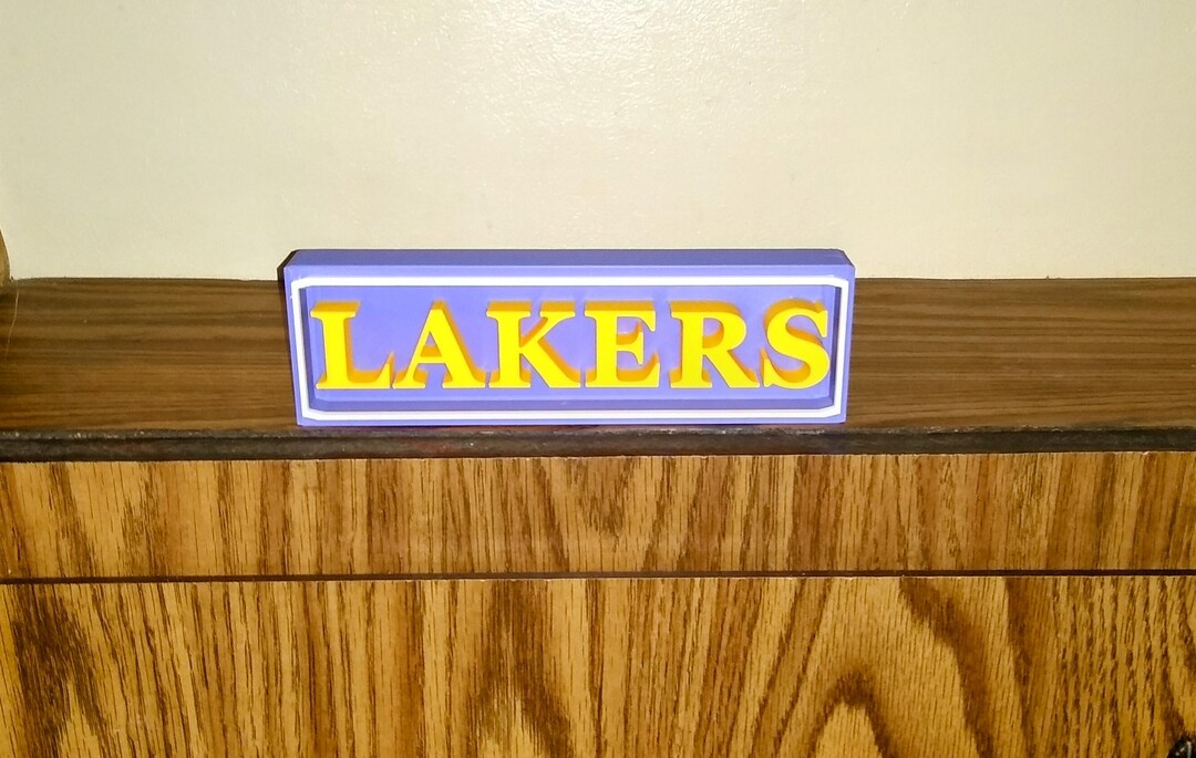 NBA Team Signs Lakers Sign - Etsy