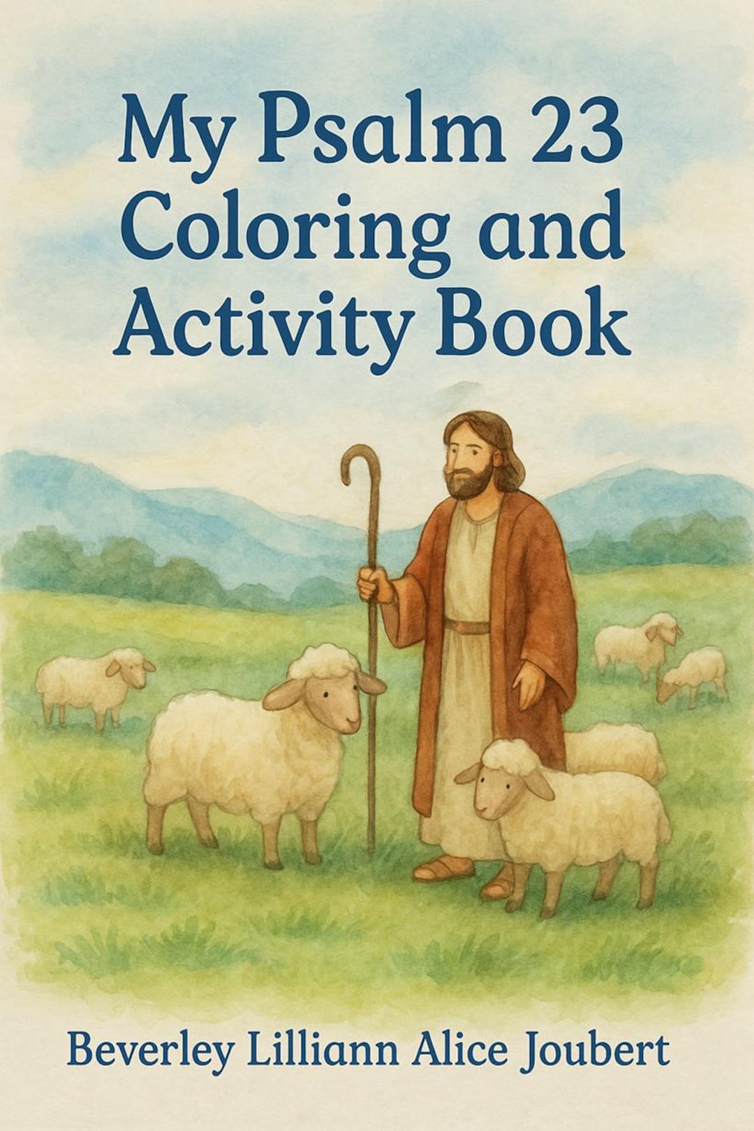 My Psalm 23 Coloring and Activity Book - Etsy
