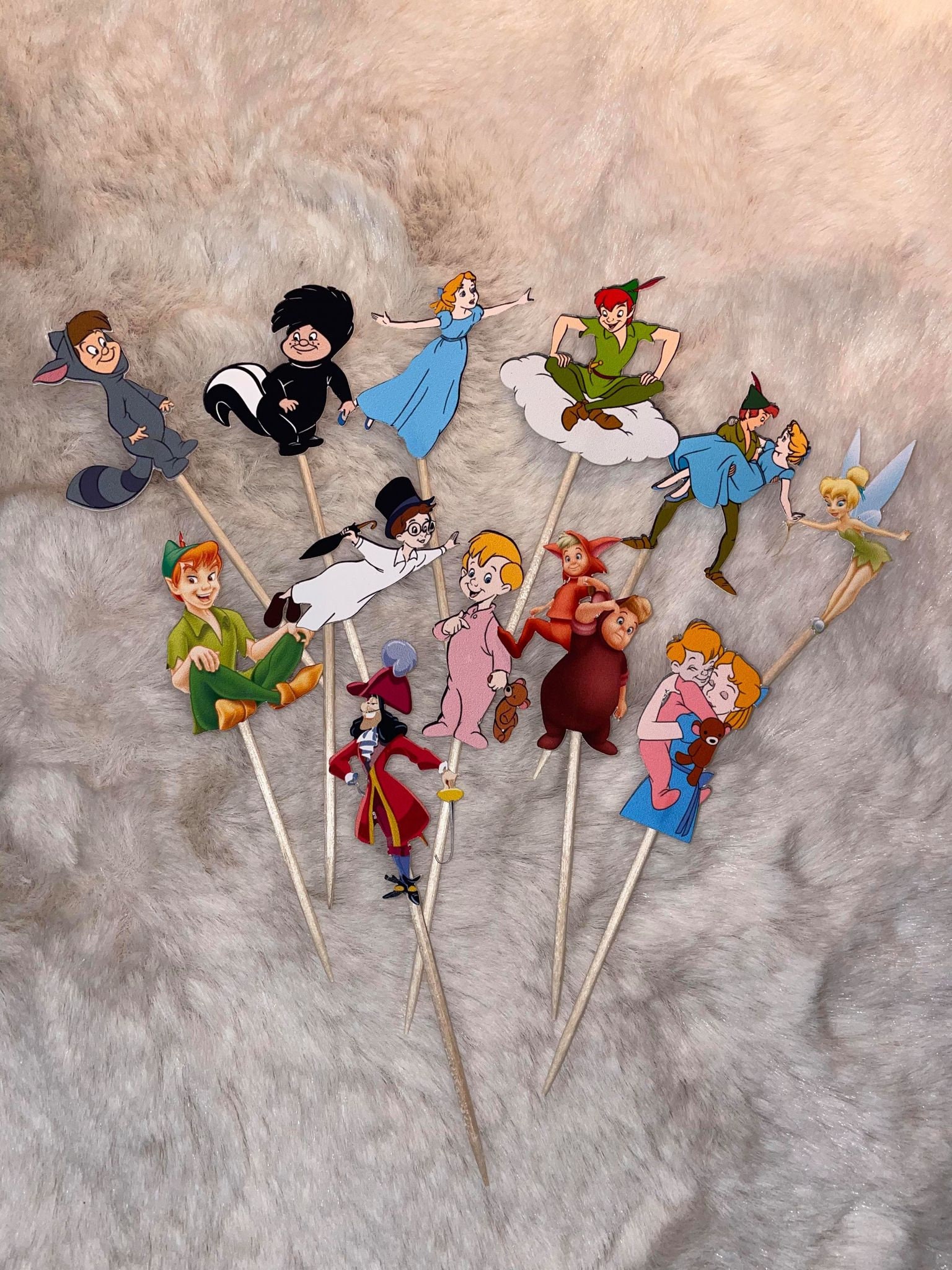 Peter Pan Cupcake Toppers - Etsy