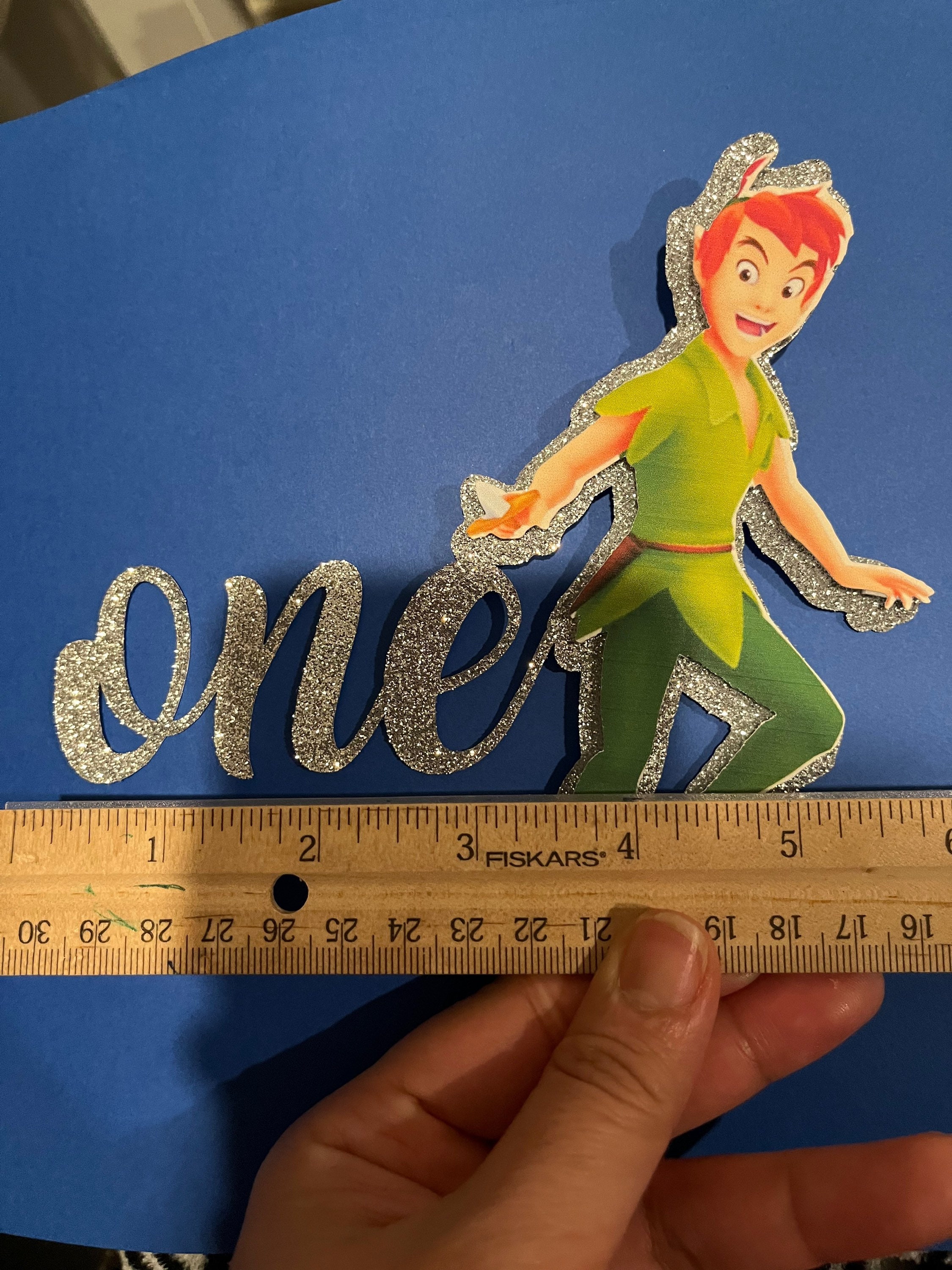 One Peter Pan Cake Topper, First Birthday Decor, Cake Topper Peter, Pan ...