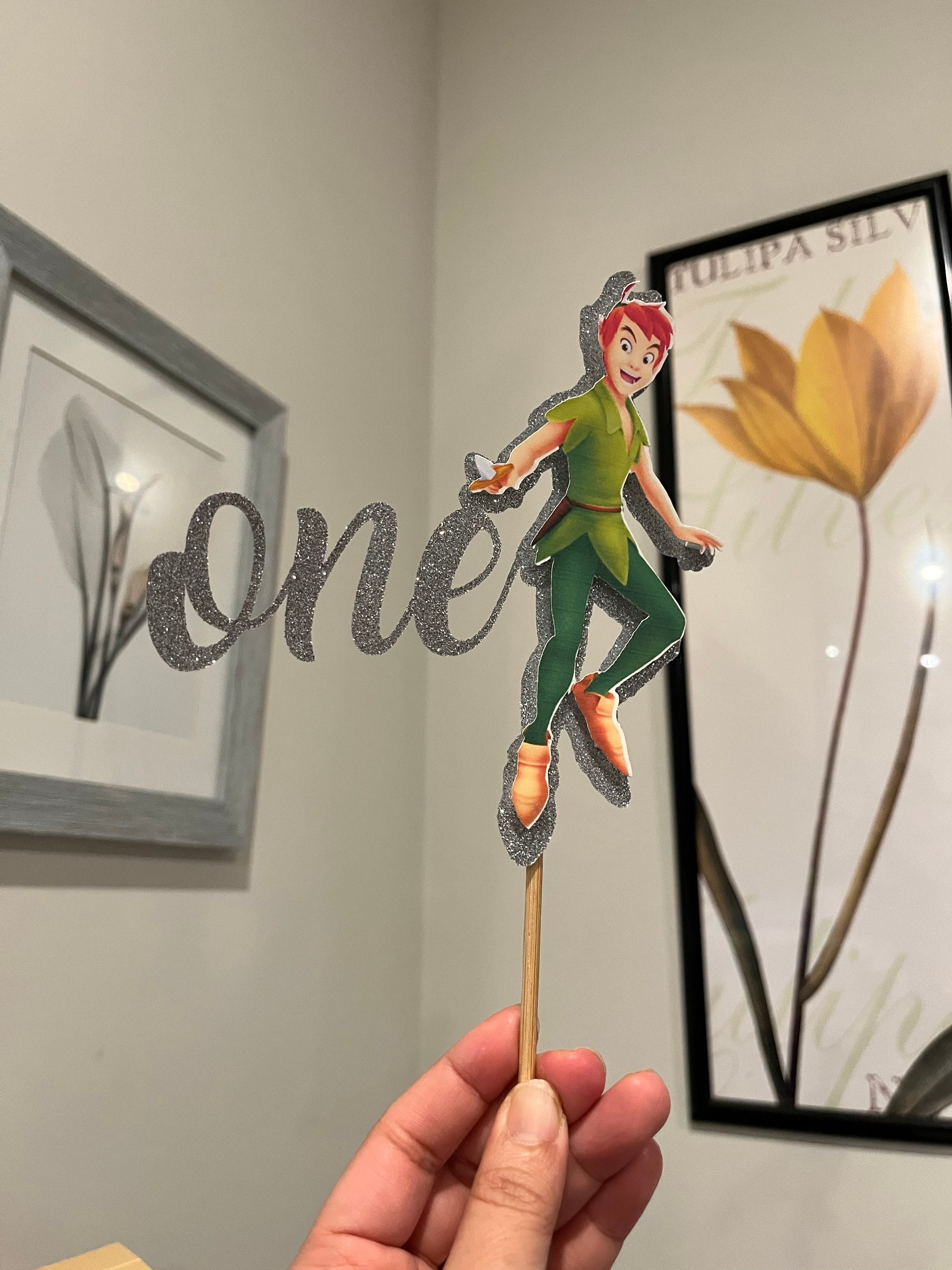 One Peter Pan Cake Topper First Birthday Decor Cake Topper - Etsy