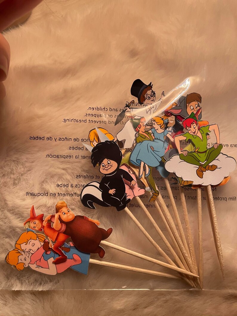 Peter Pan Cupcake Toppers - Etsy