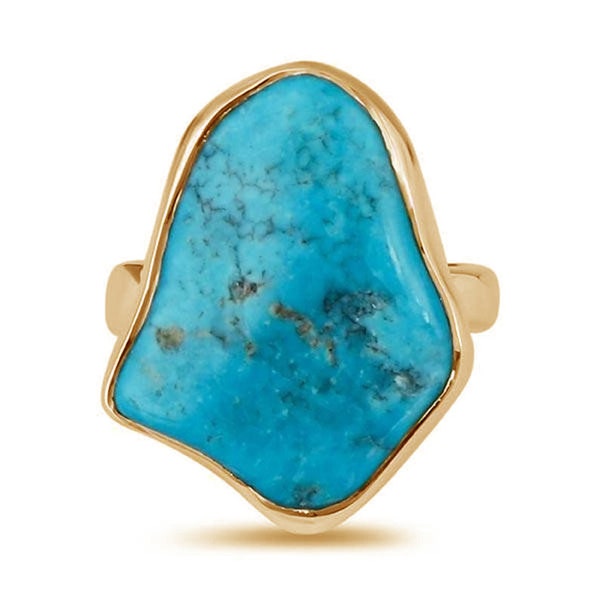 Gold Turquoise Ring - Etsy