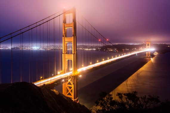 Golden Gate Bridge Night Wallpaper