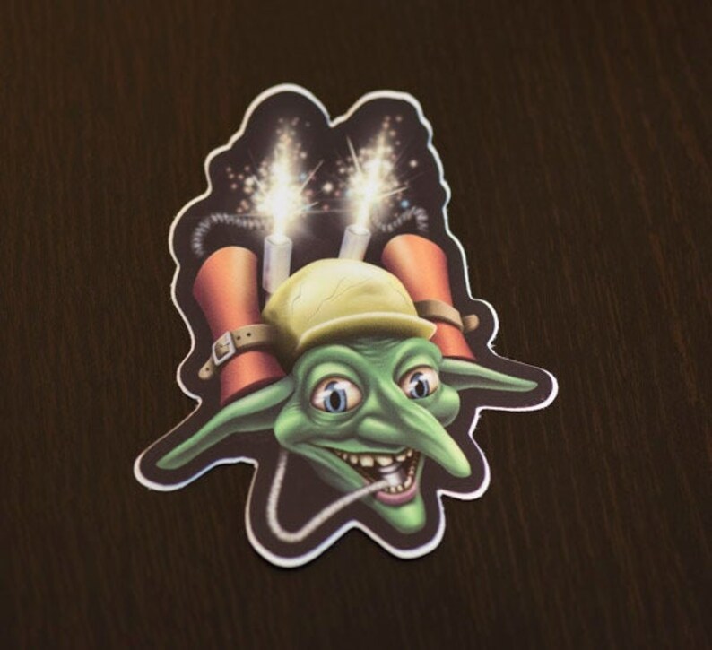 Goblin Sticker Goblin Bomber, Art, Dnd, Fantasy, Illustration, Artwork ...