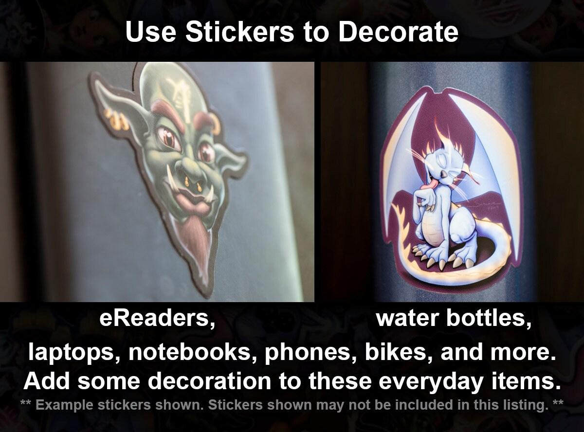 Goblin Sticker Goblin Bomber Art Dnd Fantasy - Etsy