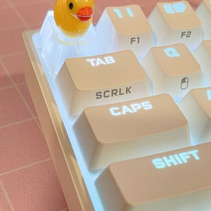 Duck Keycap Rubber Duck Keycap (yellow or White) - Etsy