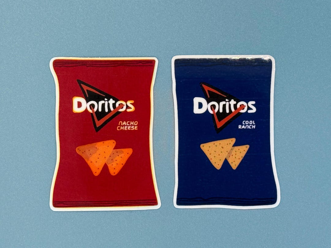 Doritos Chips Stickers (nacho, Cool Ranch, and More) - Etsy