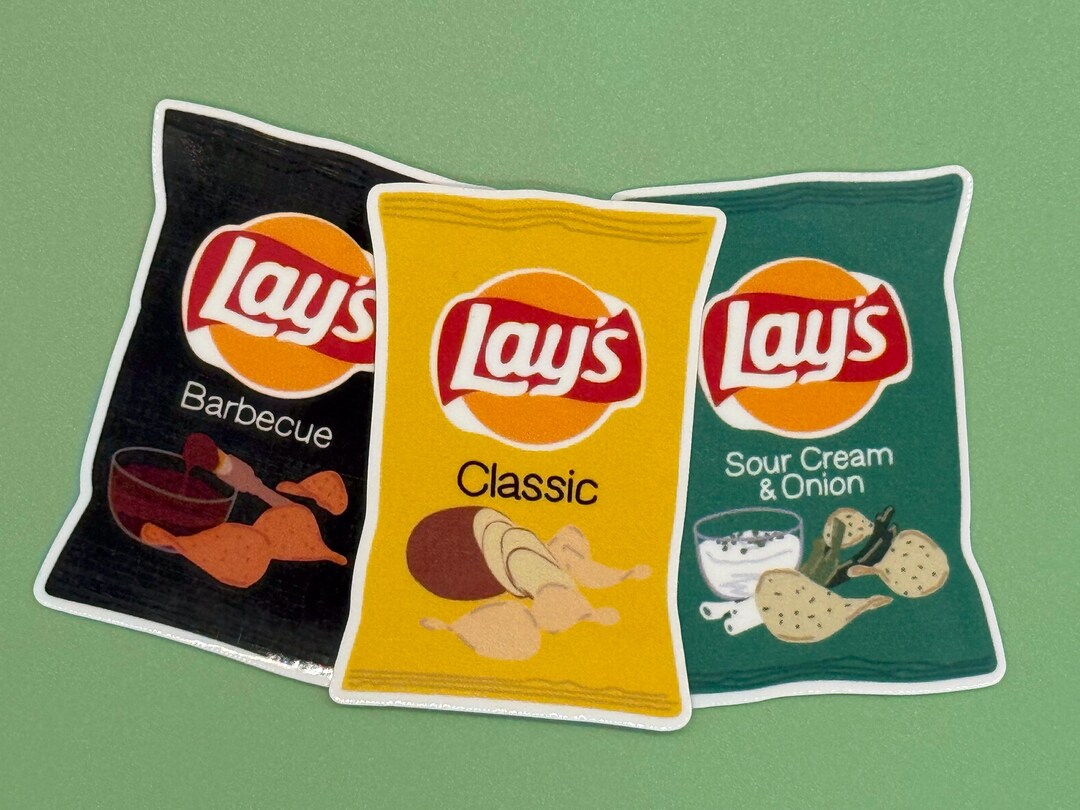 Lays Chips Stickers (classic, Barbecue, Sour Cream & Onion, and More ...