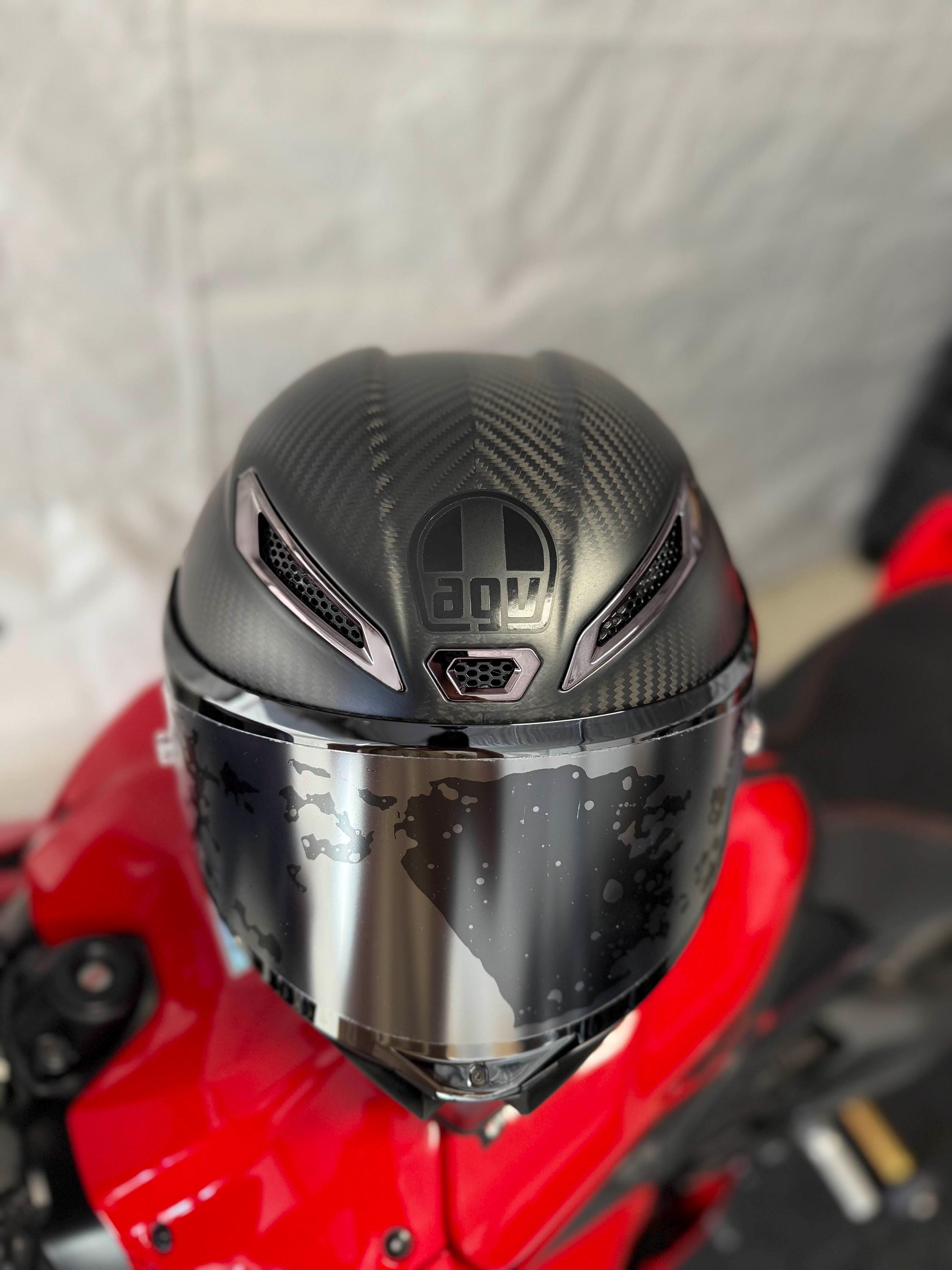 Blackout AGV Vinyl Decal Set (custom Colors Available) - Etsy