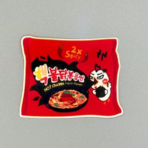 Instant Noodle Stickers (cup Noodle, Super Spicy Noodles, and More) - Etsy