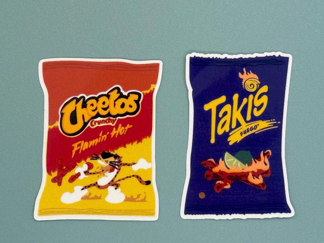 Hot Cheetos and Takis Stickers (more Brands in Shop) - Etsy