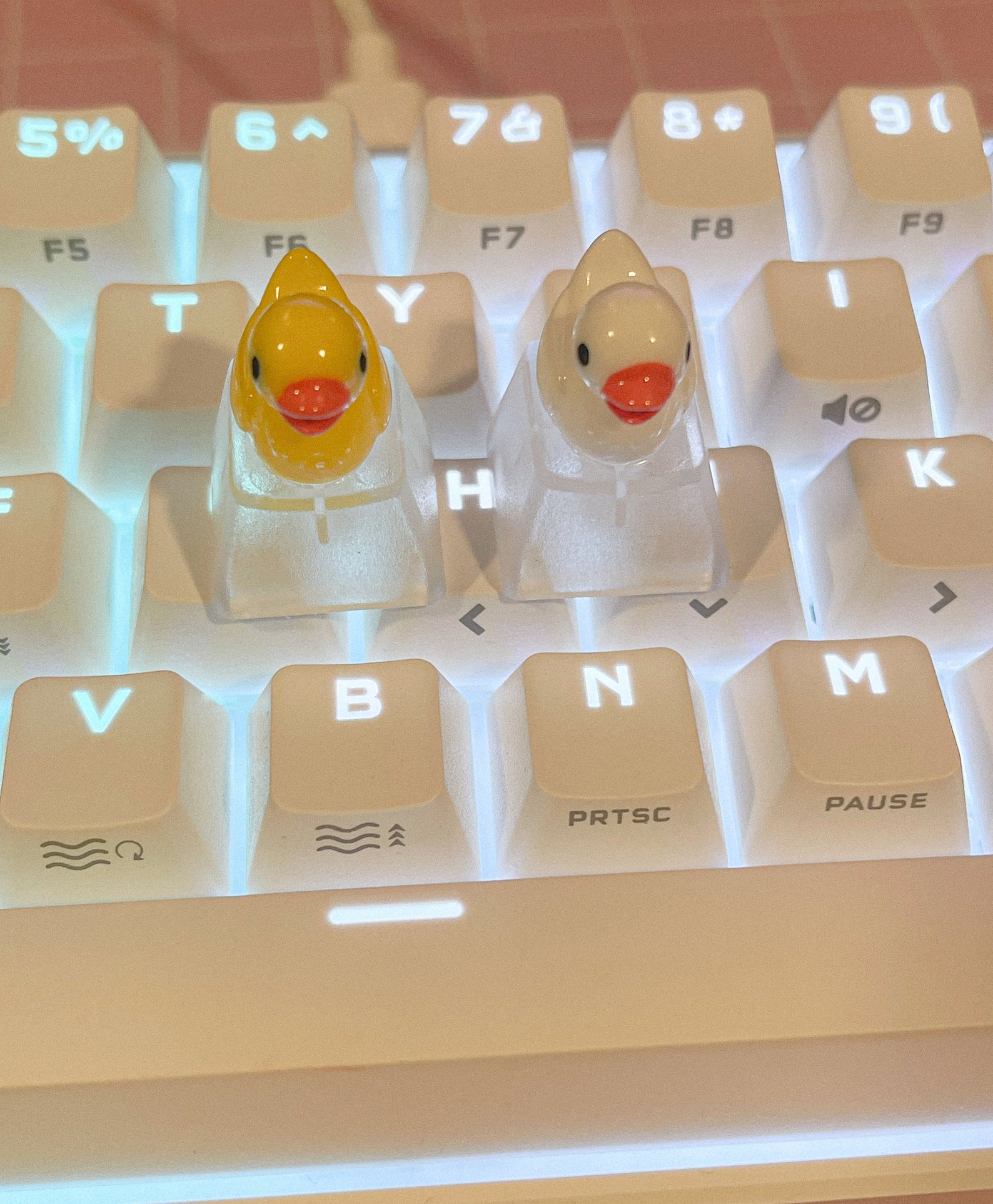 Duck Keycap Rubber Duck Keycap yellow or White - Etsy UK
