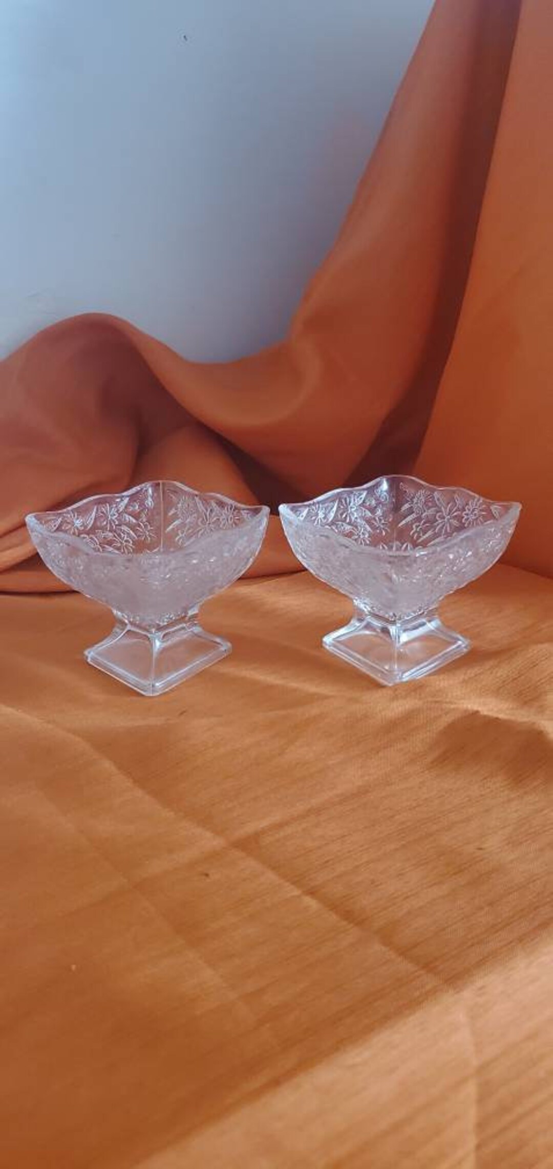 Indiana Glass 1930s Depression Glass Pineapple and Floral Pattern. Set ...