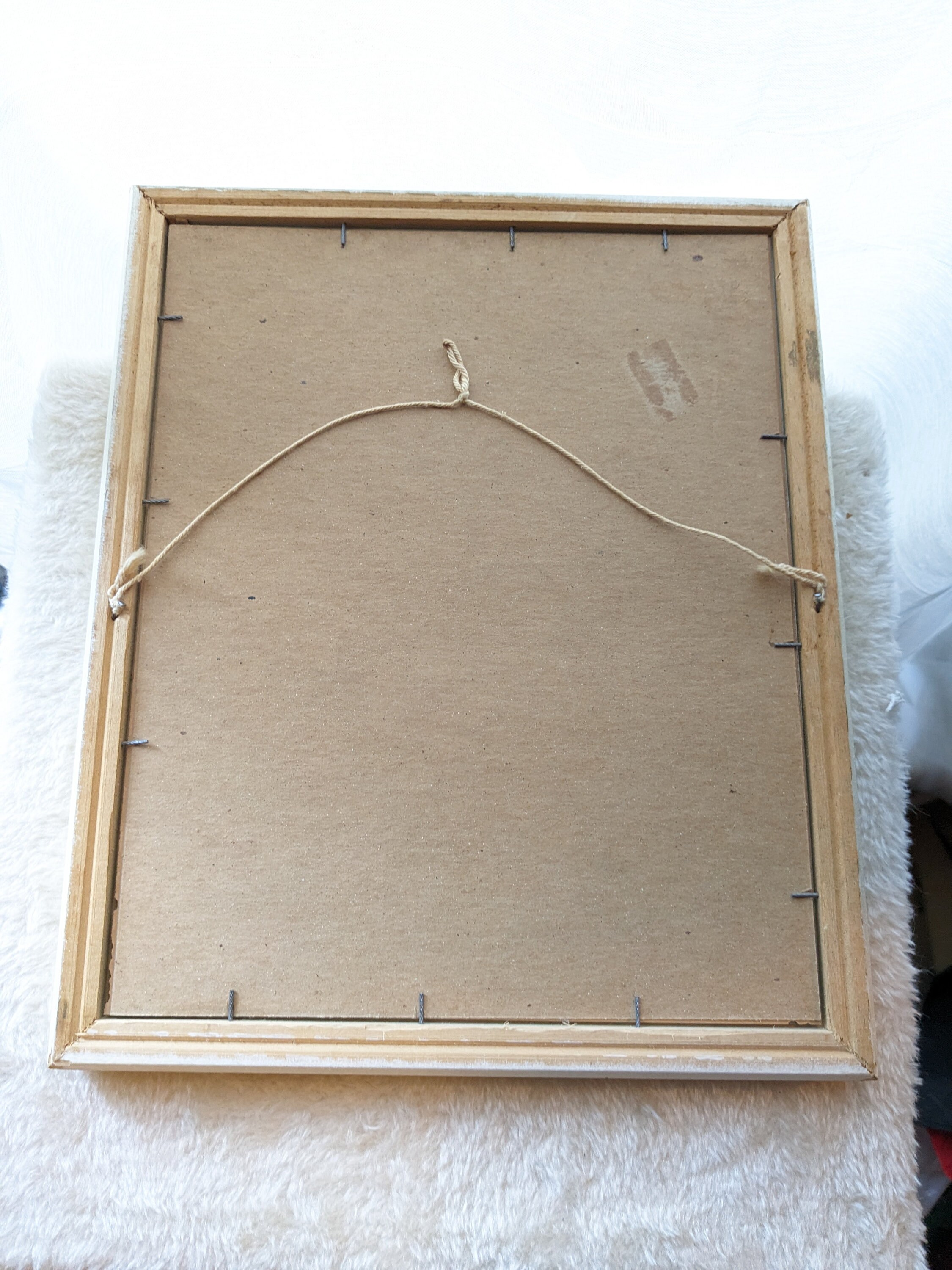 A Bluebird Told Me. 1960s Mid Century Print, Original Frame Girl ...