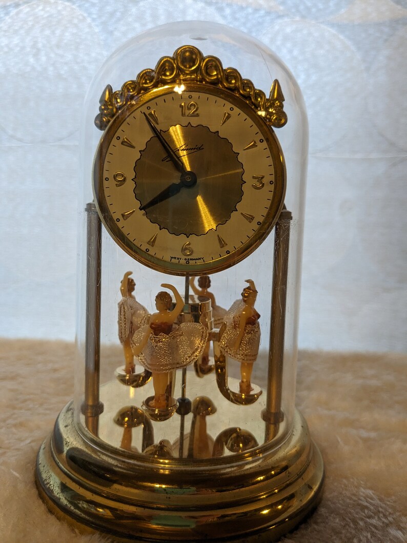 Schmidt Ballerina Dome Clock. West German. Wind Up. - Etsy